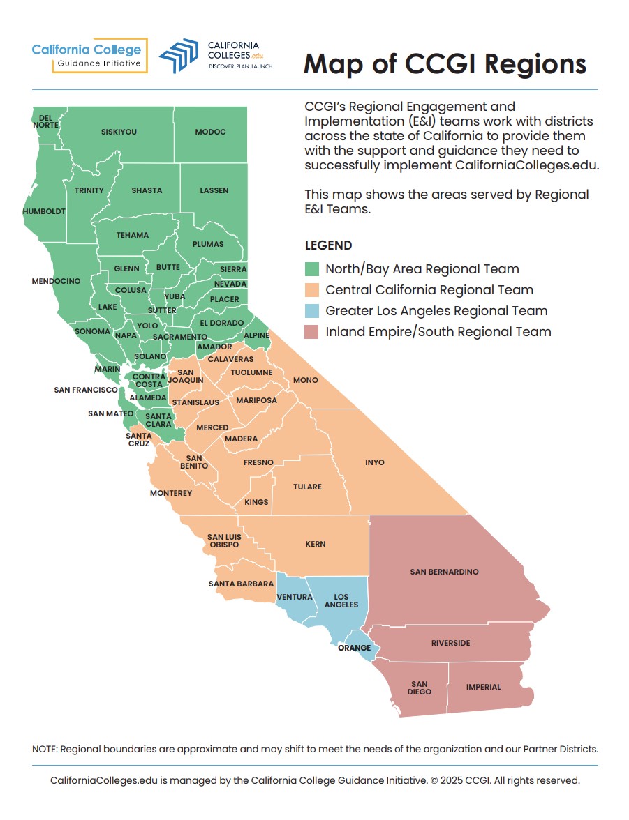 Partner Districts » CaliforniaColleges.edu | Learn More